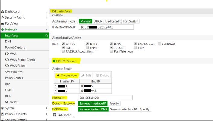 DHCP Server Configurations | Fortigate Essentials